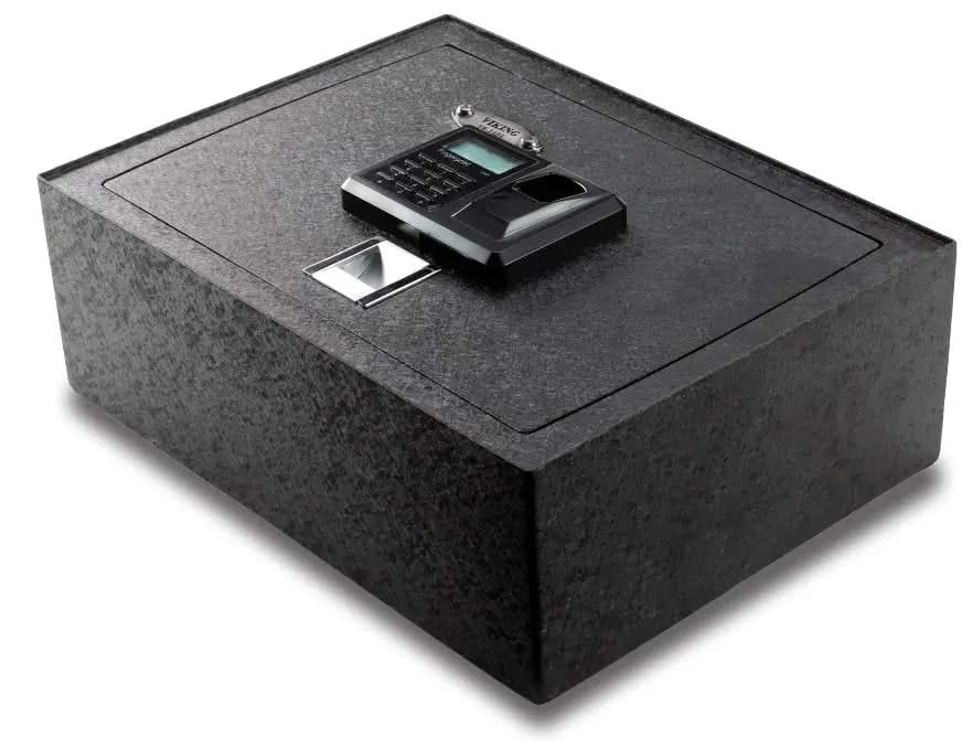 Top-Opening Safe w/Biometric Fingerprint Lock [0.4 Cu. Ft.]--11525 ...