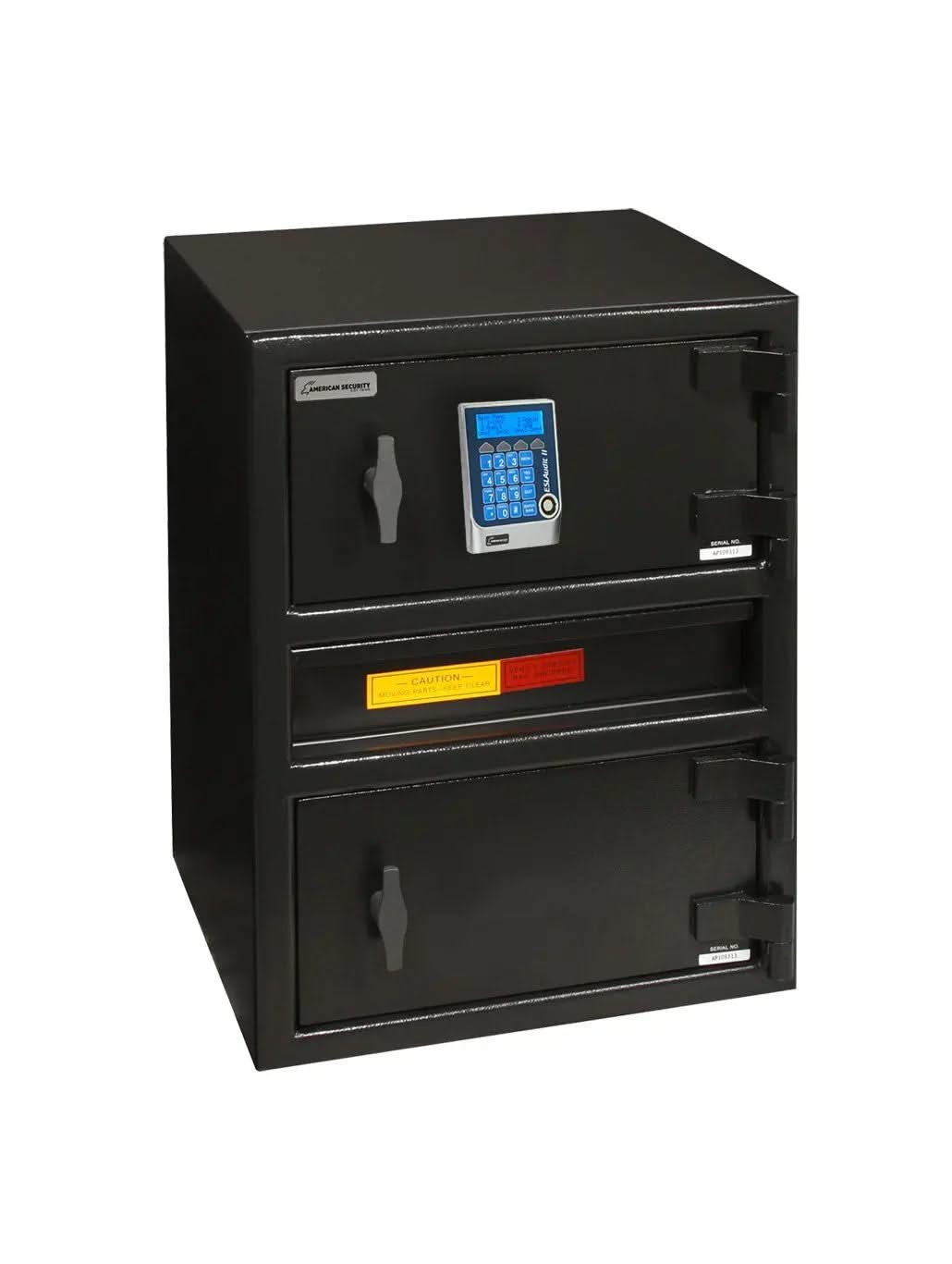AMSEC MM2820CTR-DROP-ESLAUDIT: B Rated 2-Door Drop Safe w/ Center Drop ...