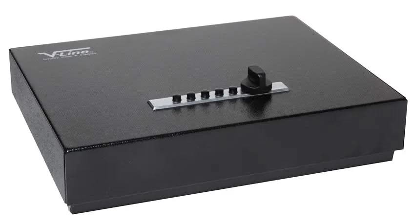 Top Opening Pistol Safe w/ Pushbutton Mechanical Lock--1180 ...